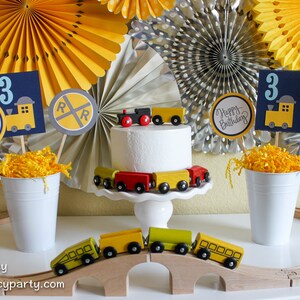Train Birthday Dessert Plates / Train Party Appetizer Plates / Choo ...