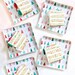 Christmas Party Fans / Whimsical Party Fans / Christmas Paper Fans ...