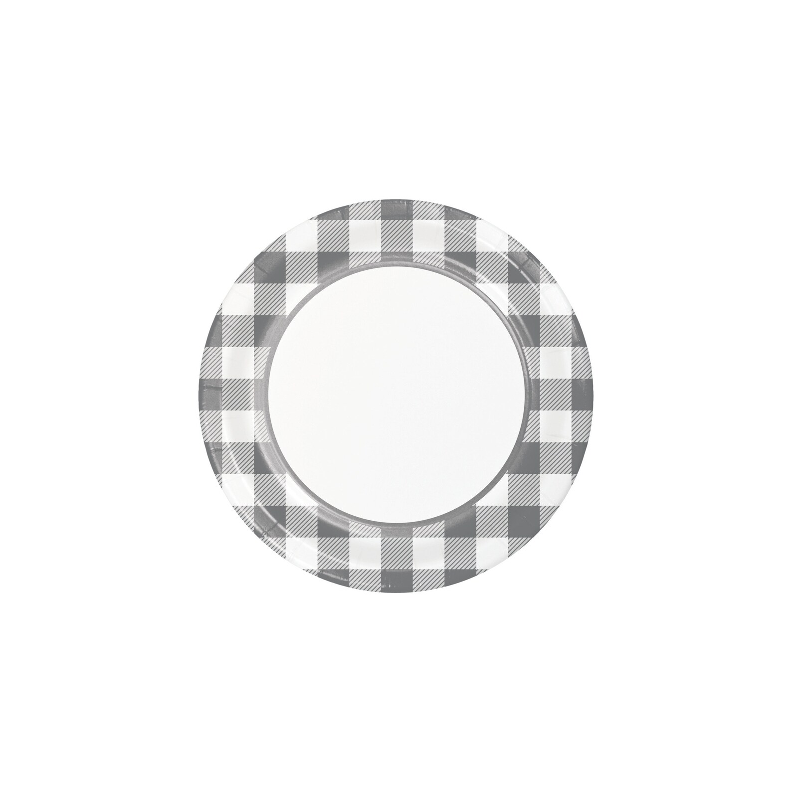 Gray Buffalo Plaid Dinner Plates / Gray Plaid Plates / Gray - Etsy