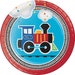 Train Birthday Dessert Plates / Train Party Appetizer Plates / Choo ...