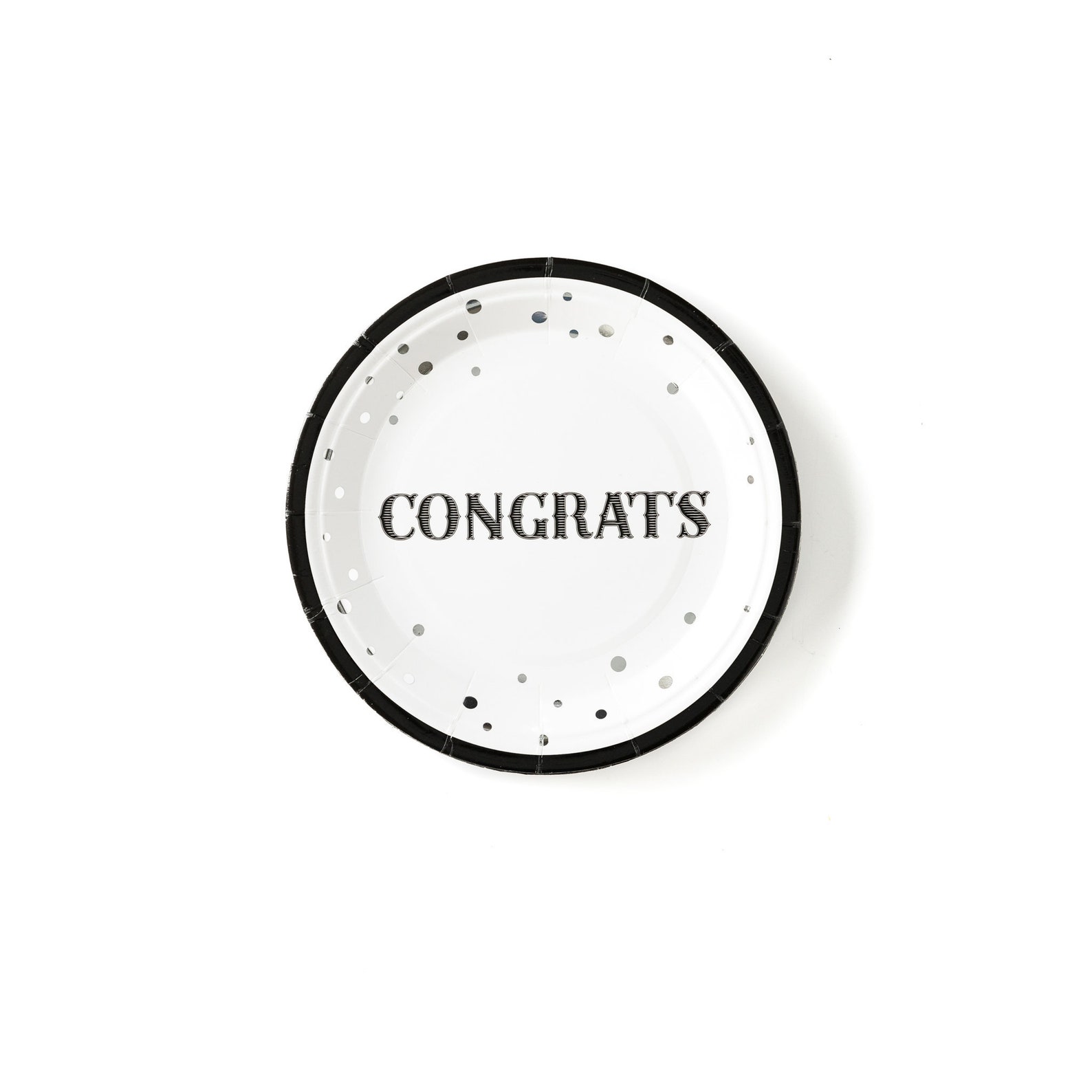 Congrats Plate / Congratulations Plate / Graduation Plate / - Etsy