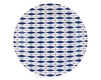 Navy Dessert Plates / Navy Paper Plate / Navy Party Plate / | Etsy