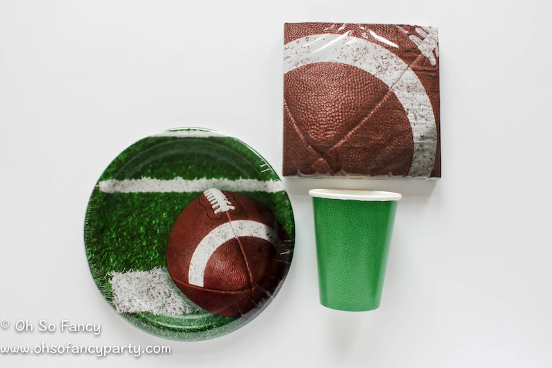 Football Napkins / Football Party / Super Bowl Party / Football Paper ...