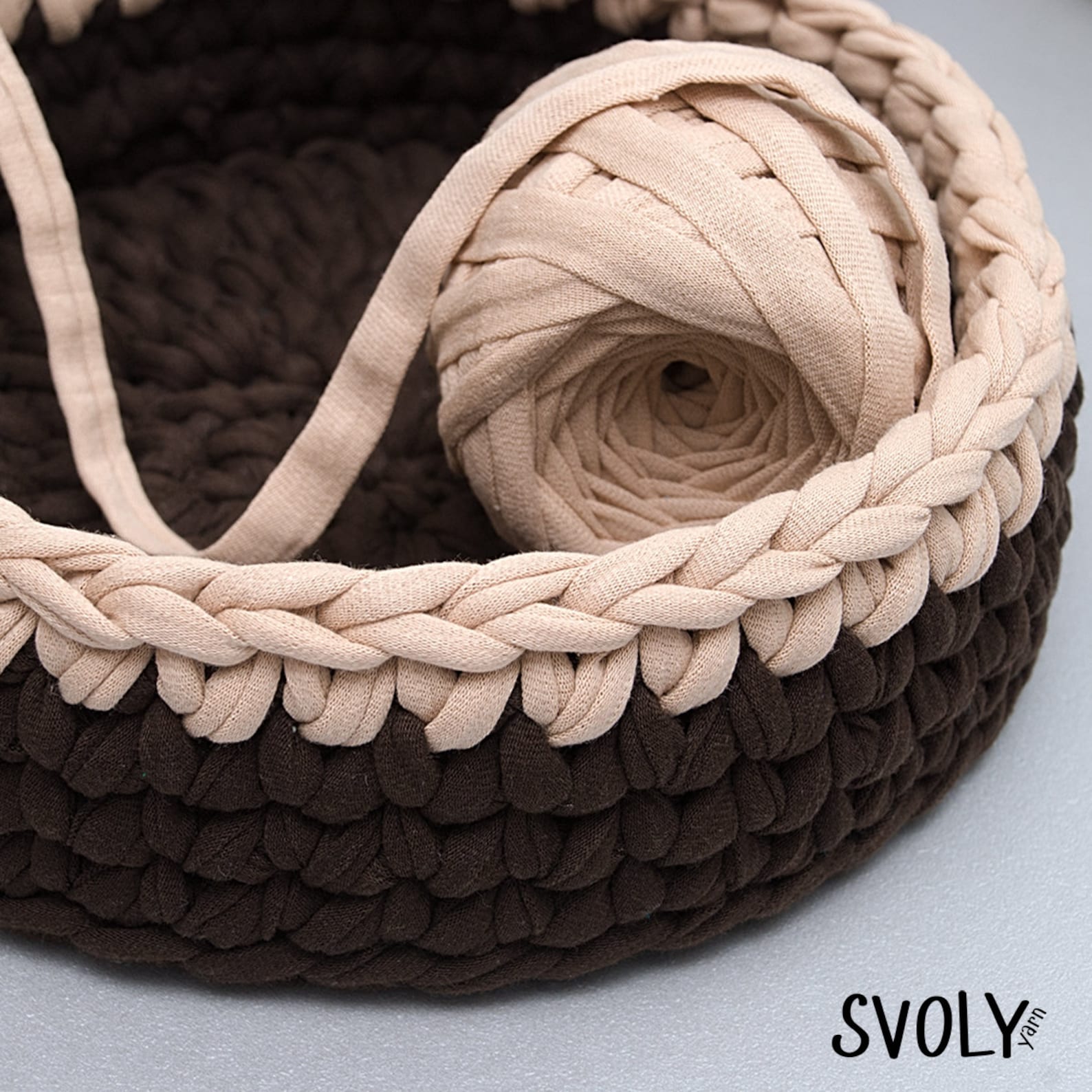 Beige Spaghetti Yarn 100m or 109yd Textile Yarn 100% Cotton - Etsy