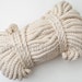 Beige Cotton Rope 12mm. Nautical Rope. Twisted Thick Rope. - Etsy