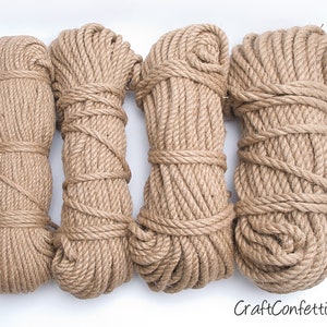 10mm Twisted Jute сord 10yds, Wall Hanging Crafting, Macrame Jute Cord ...
