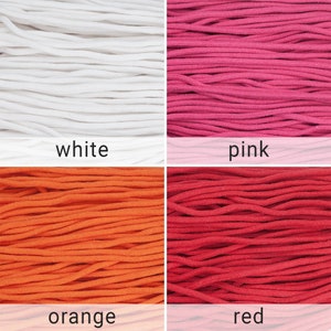 5mm Black Braided Cord 10yards, Cotton Cord by the Yard, Macrame Cord ...