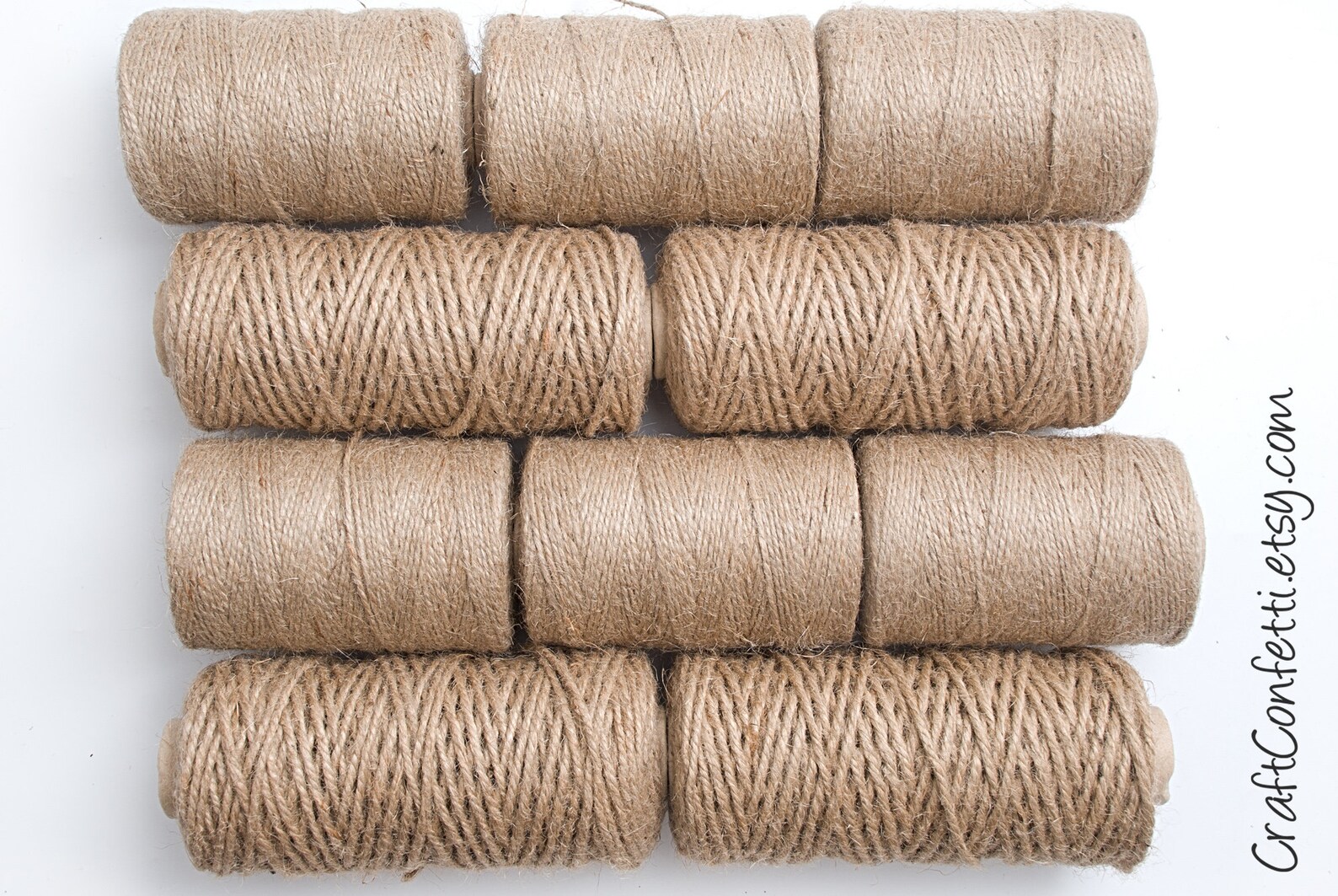 2mm Jute twine Jute rope for crochet basket or rug Rustic | Etsy