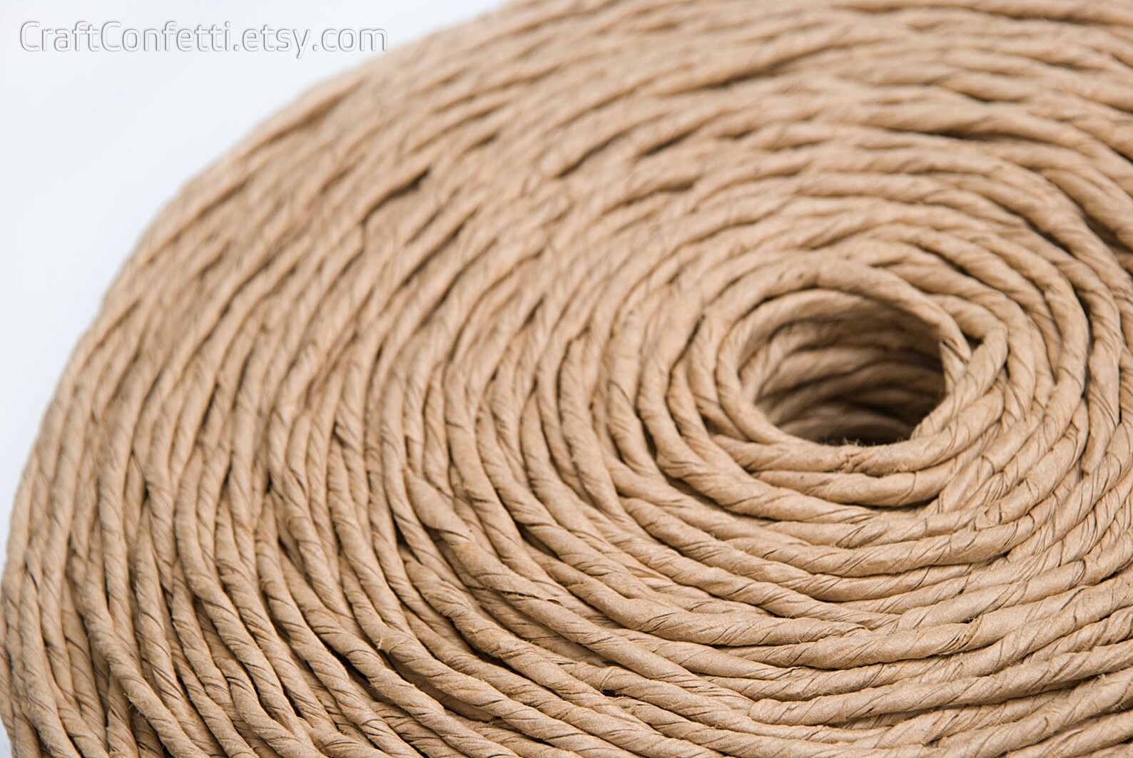 2mm Paper twisted cord Wired craft cord Garden twine | Etsy