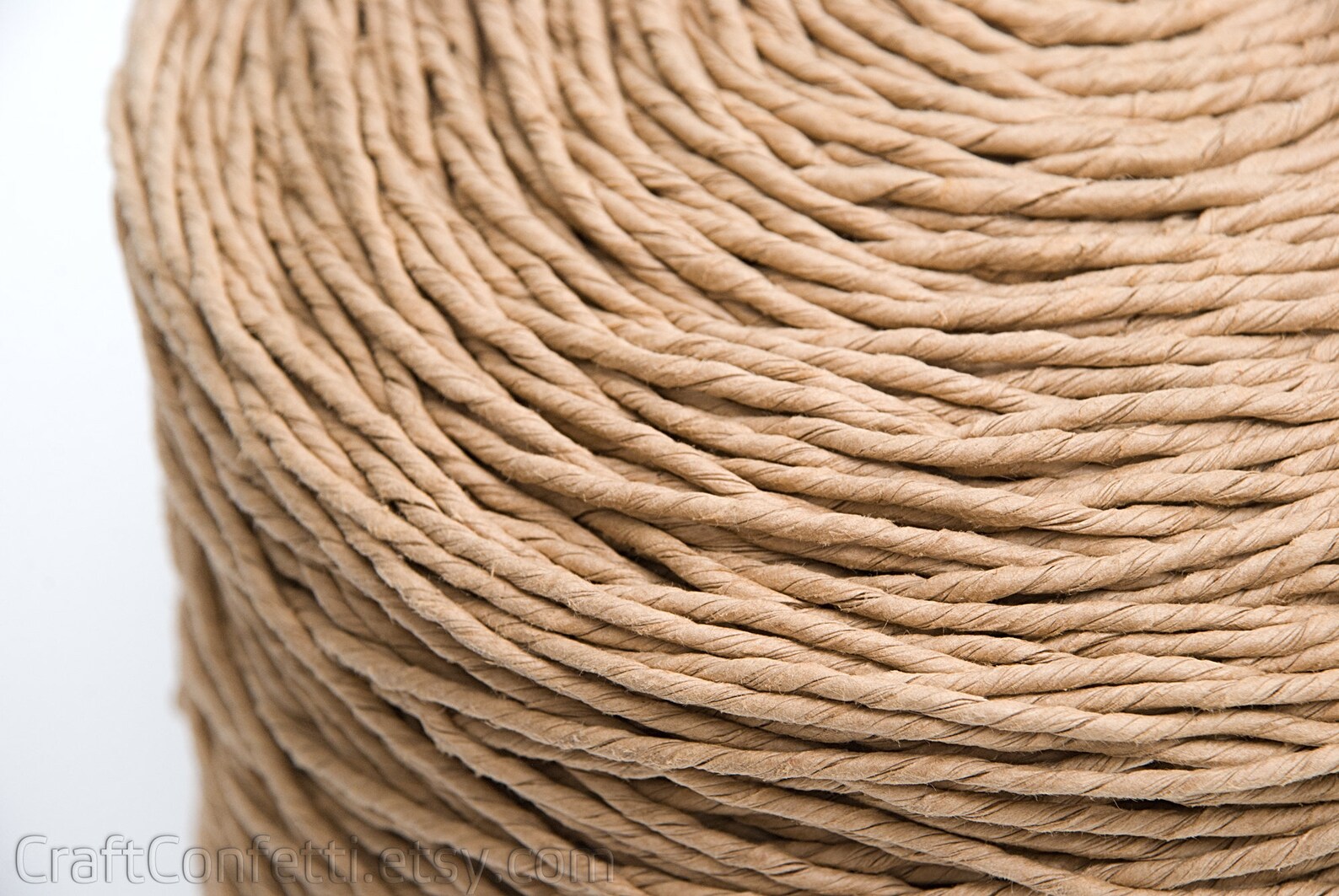 2mm Paper twisted cord Wired craft cord Garden twine | Etsy