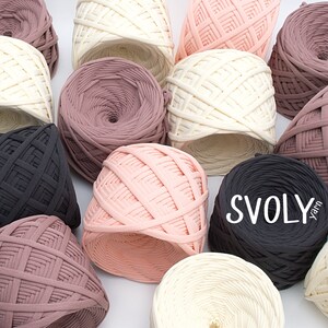 Old Rose T-shirt Yarn Cotton Fabric Yarn Rug Yarn Zpaghetti Pink Bulky ...