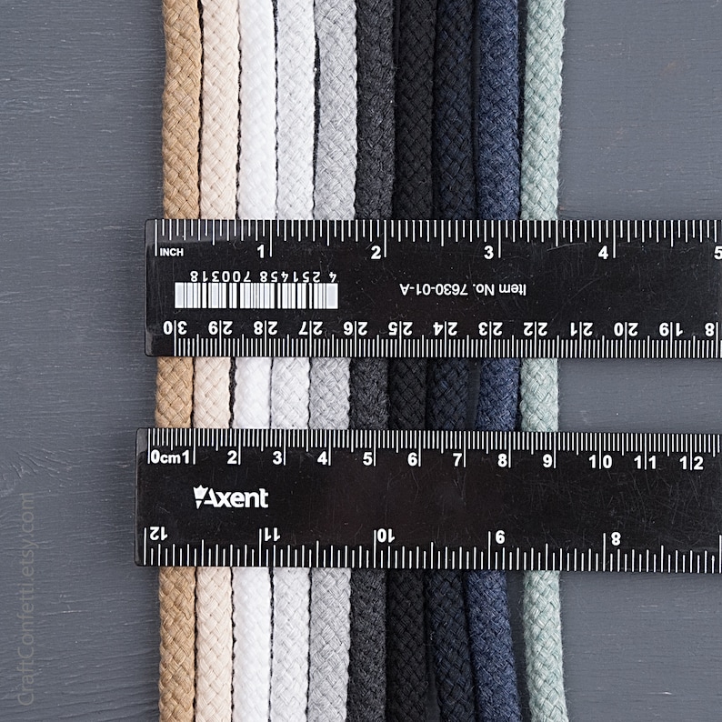 8mm Blue Braided Cotton Rope for Crafting, Home Decoration, Macrame ...