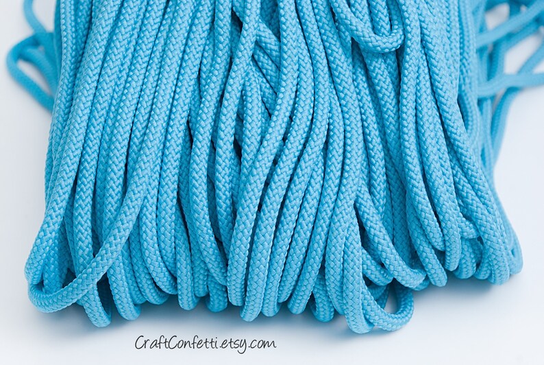 5mm Blue Macrame Cord 25yds, Macrame Cord for Crafting, Weaving ...