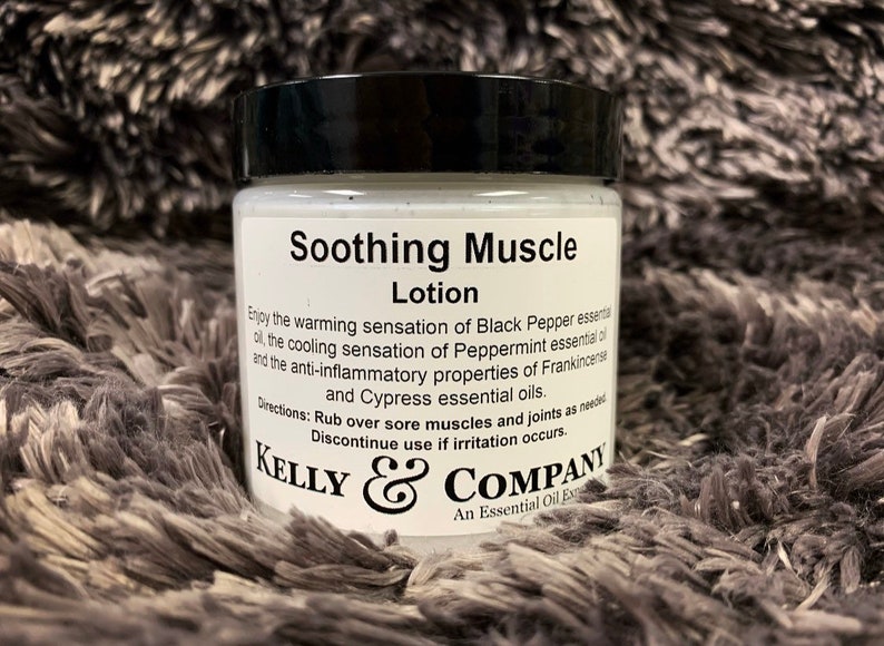 Soothing Muscle Lotion or Massage Oil - Etsy