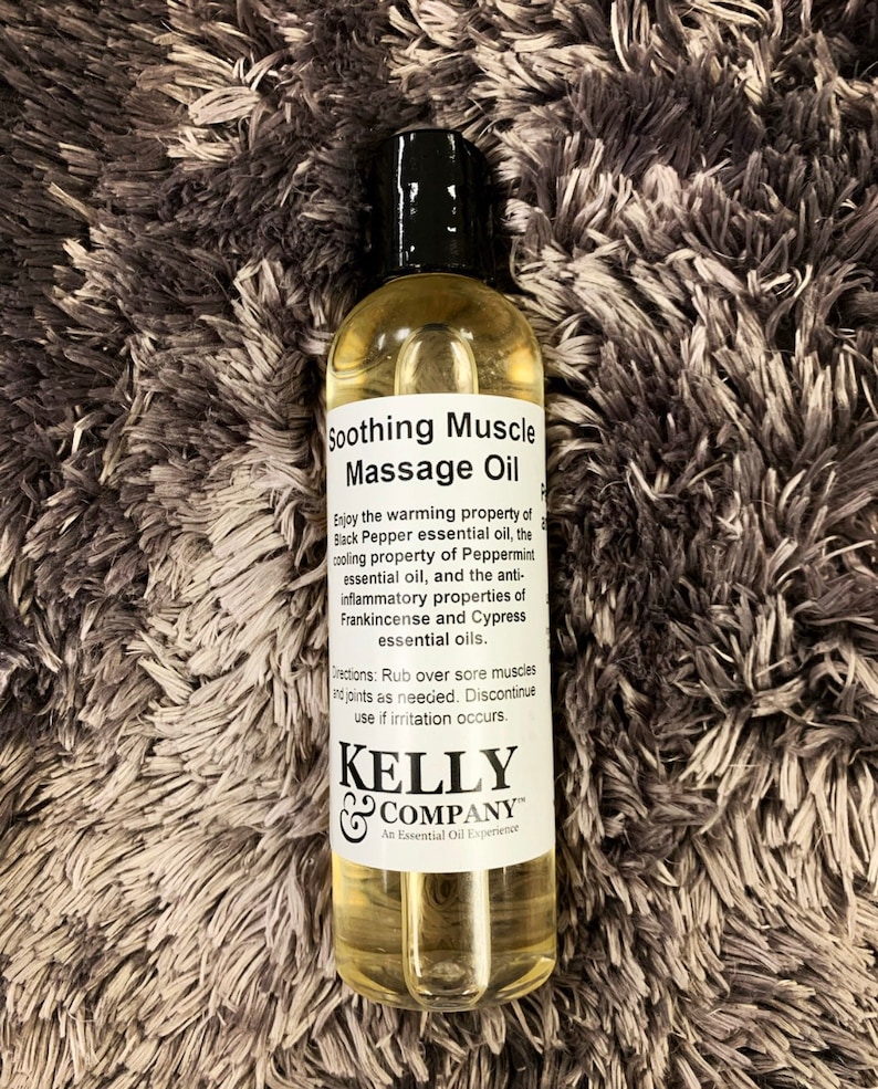 Soothing Muscle Lotion or Massage Oil - Etsy