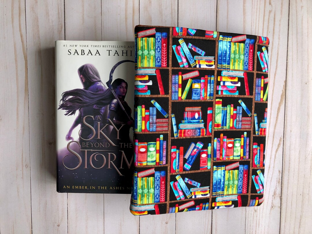 School BOOKS, BOOKSHELF BOOKISH Book Sleeve, Book Protector, Book Pouch ...