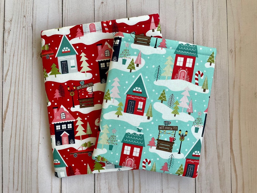 CHRISTMAS, WINTER, Snow, Tree, Cocoa, Candy Cane Book Sleeve, Book ...