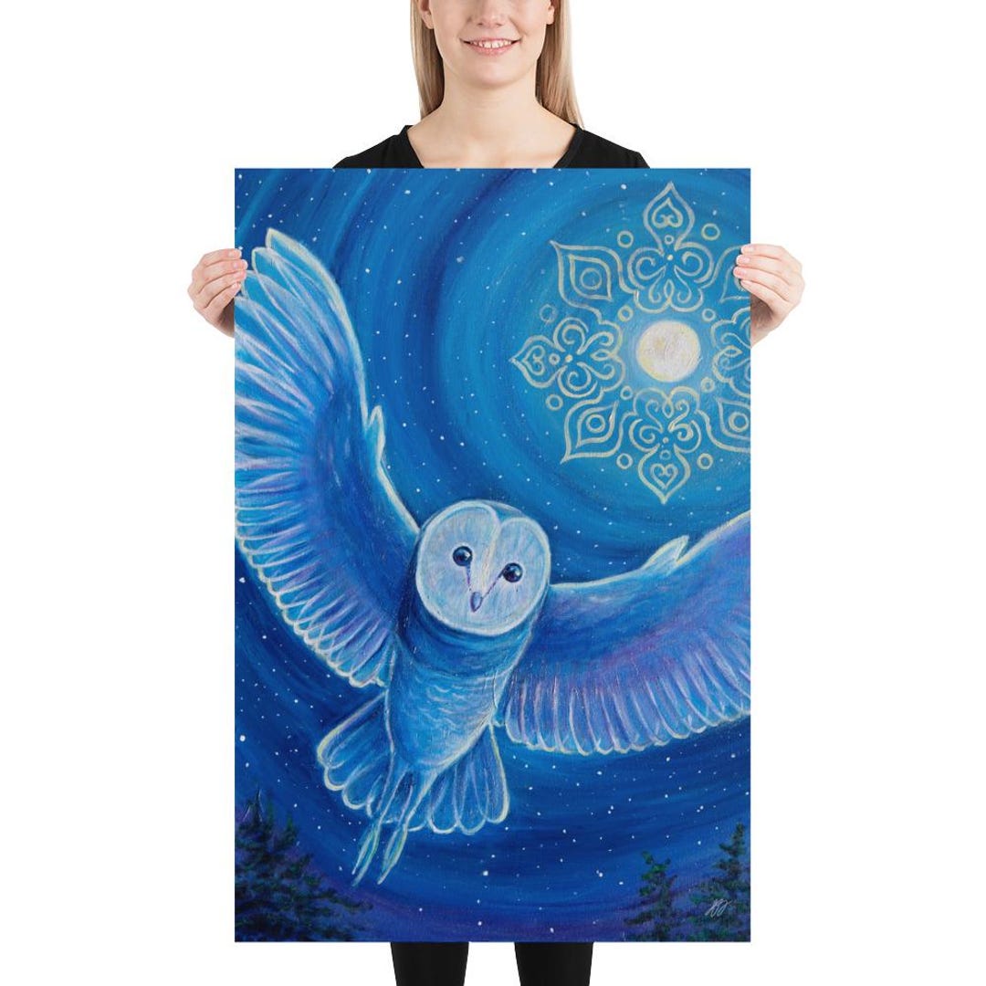 Night Owl Poster.| by Annalisa Moses - Etsy