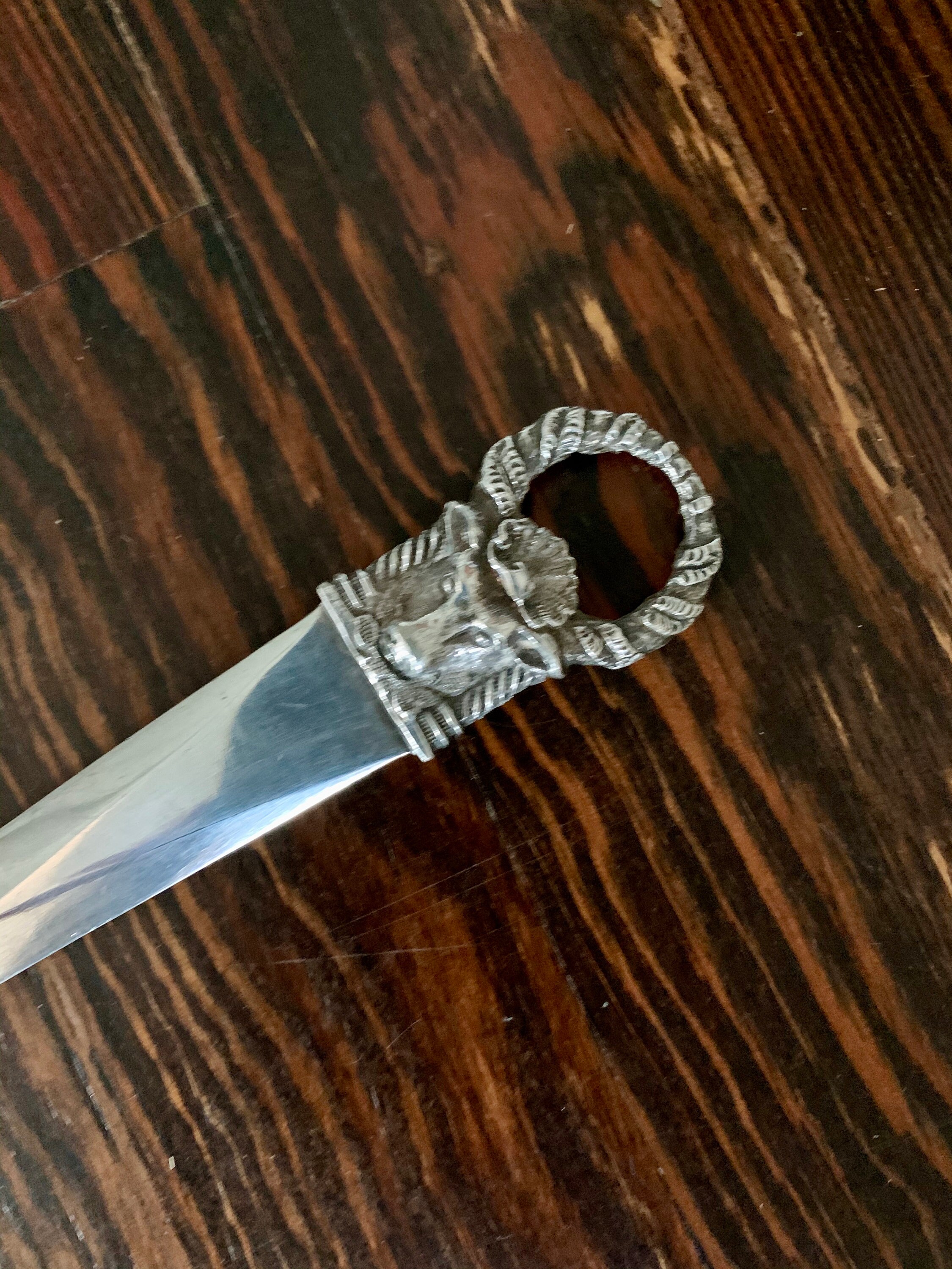 Antique Silver Envelope Opener - Etsy