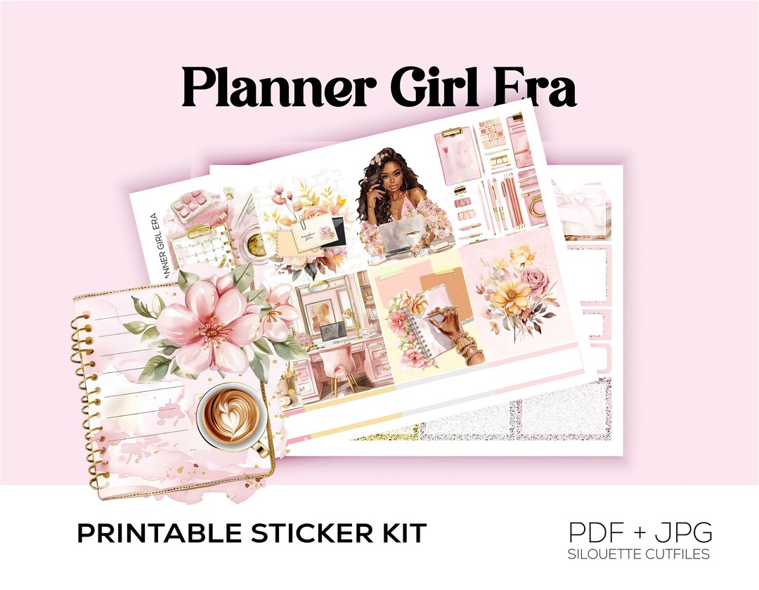 Planner Girl Era Weekly Vertical Weekly Spring Printable Planner ...