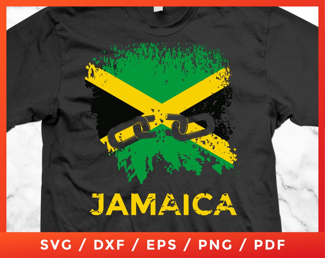 Jamaica Flag SVG, Jamaica Independence Day August 6th, Proud Jamaican ...