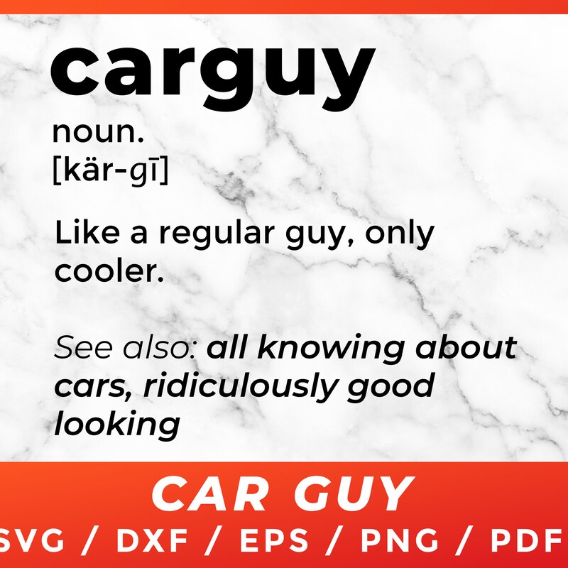 Car Guy Svg - Etsy