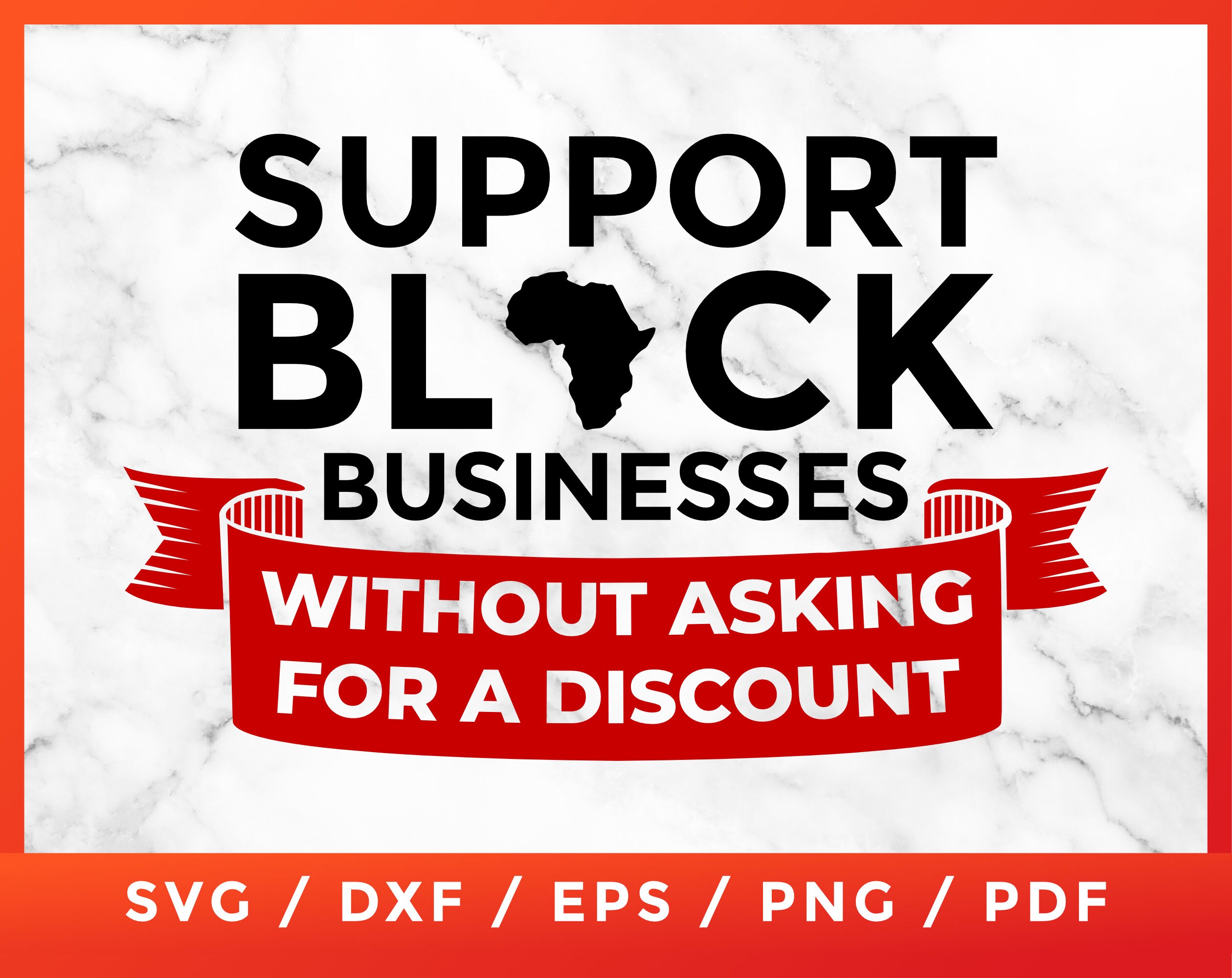 Support Black Business Discount SVG Black Business Owner BLM | Etsy