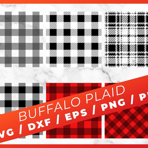 Buffalo Plaid Svg - Etsy