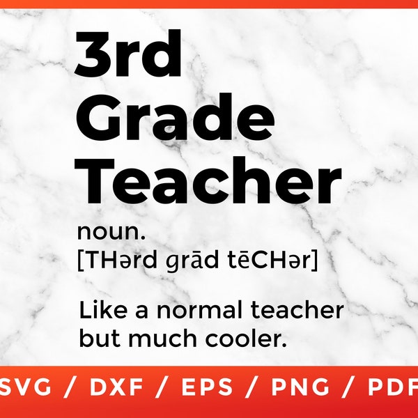 3rd Grade Sign - Etsy