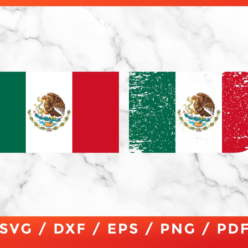 Mexican Flag Svg - Etsy