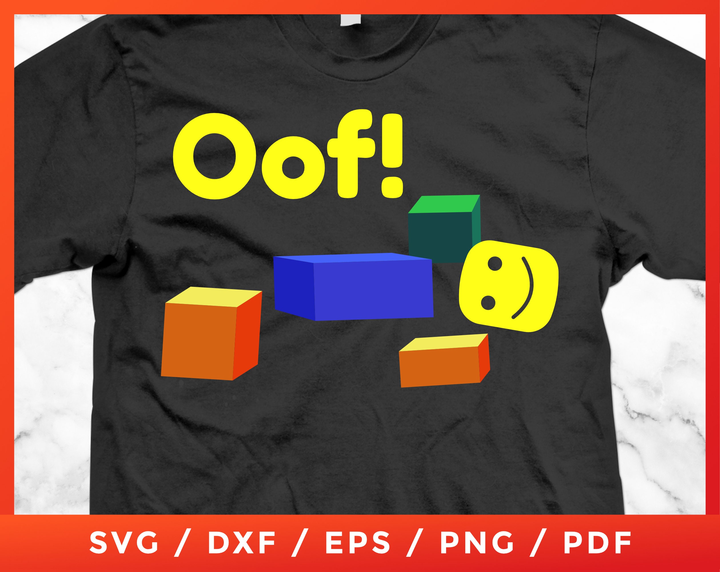 Oof SVG Blox Noob Noob Gamer Eat Sleep OOF Repeat for - Etsy Canada