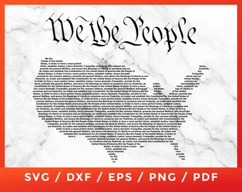 Us Constitution Svg - Etsy