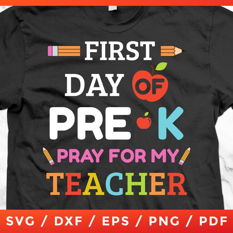 First Day of Pre K - Etsy