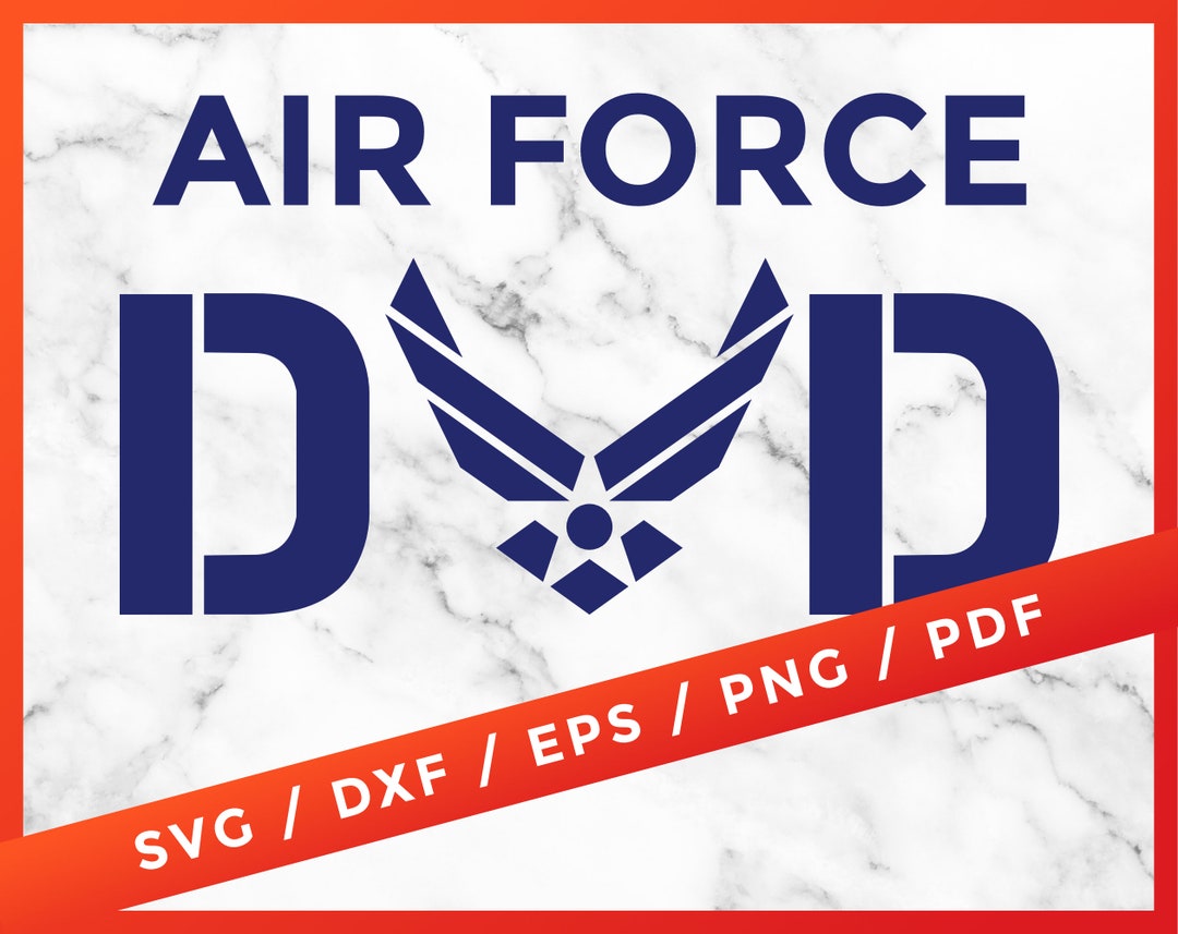 Air Force Dad SVG U.S. Air Force Dad United States U.S. Air - Etsy