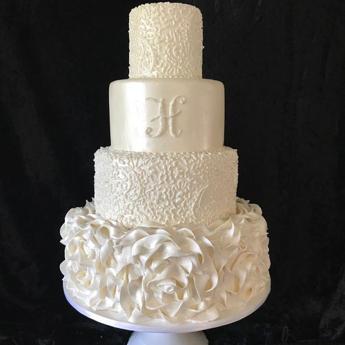 Faux Wedding Cake 4 Tier Wedding Cake Fake Wedding Cake - Etsy