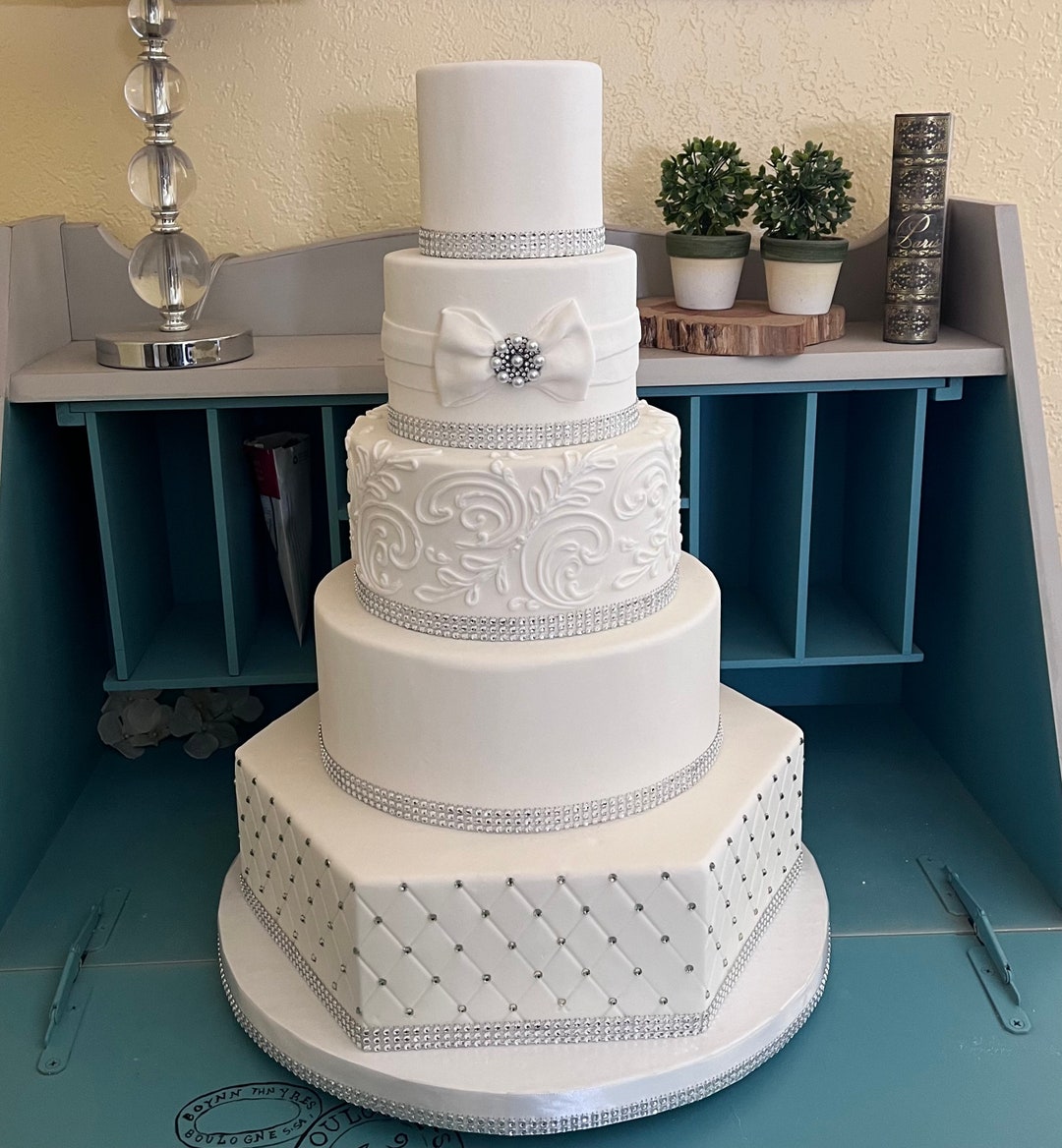 Five Tier Faux Wedding Cake - Etsy