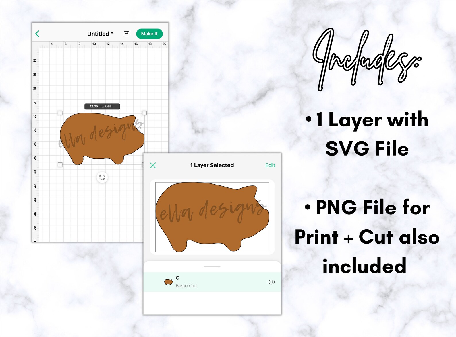 Marranito Pan Dulce SVG for Cricut & Silhouette | Mexican Sweet Bread ...