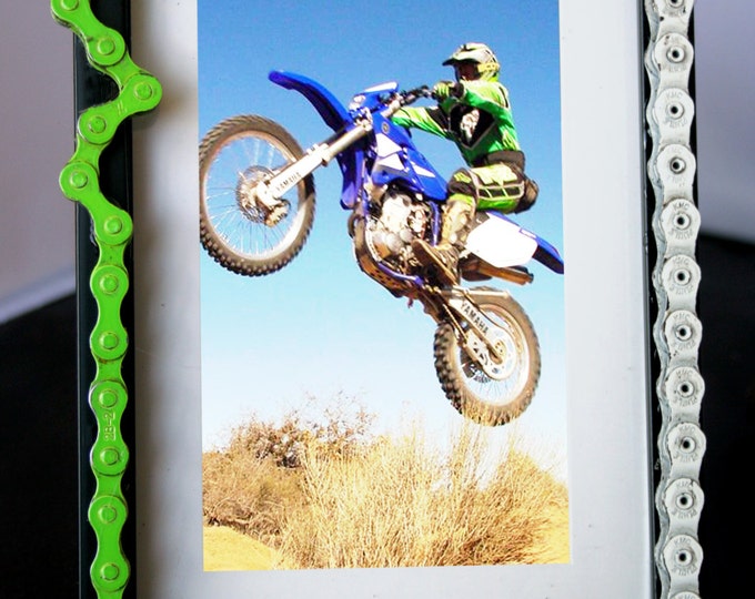 Repurposed Bike Chain Frame - Etsy