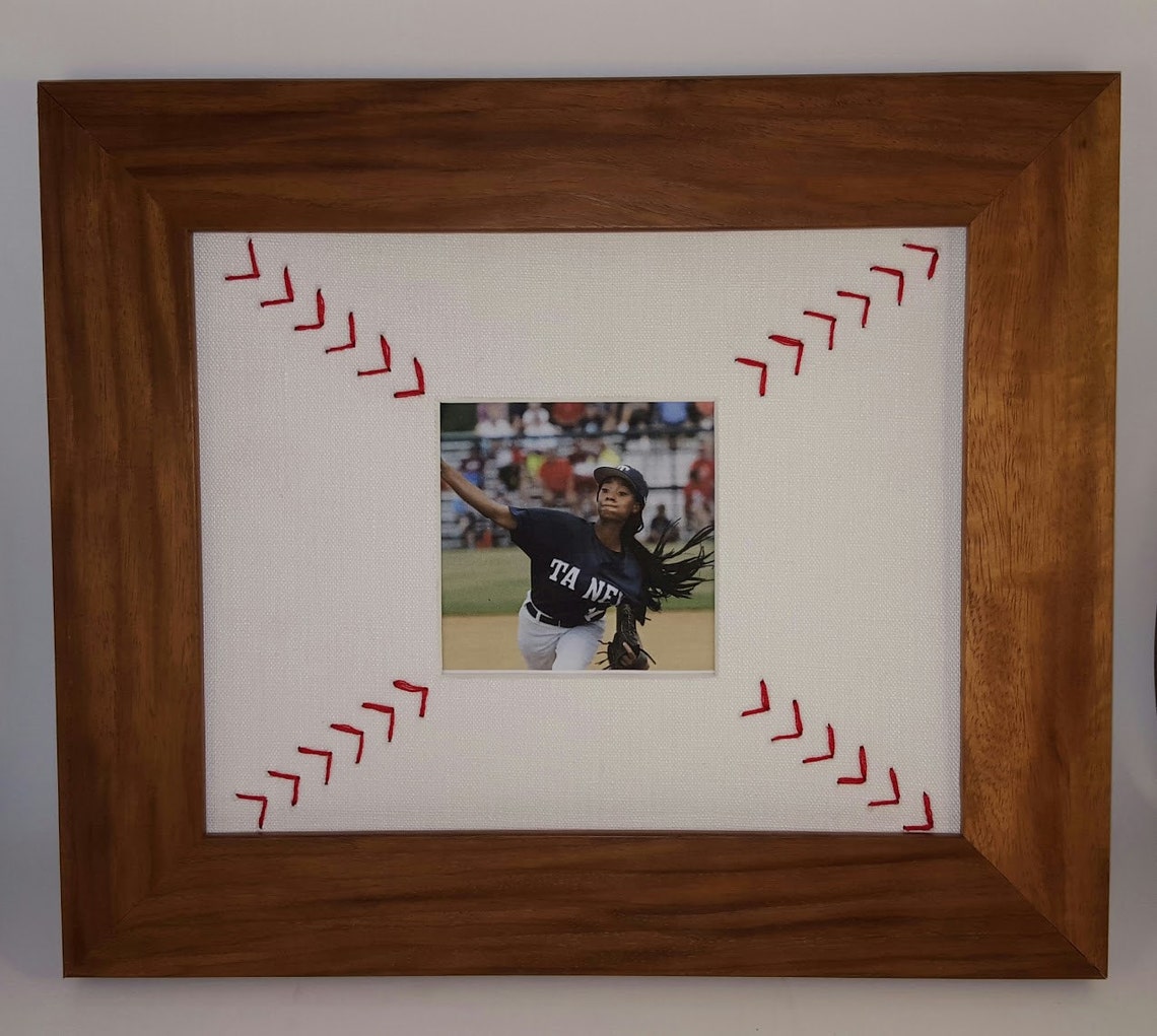 Baseball Picture Frame Mats Bases Loaded | Etsy