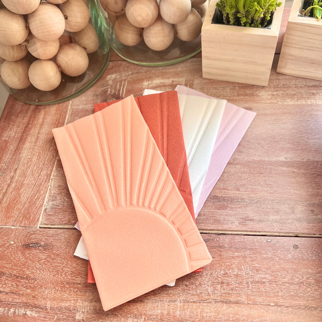 Sunshine Party Napkins. Sun Rays. Embossed Shower and Wedding Napkins ...