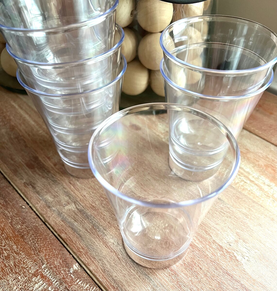 Mod Flare Bevy Collection. Luxe Plastic Disposable Stemless Cups ...