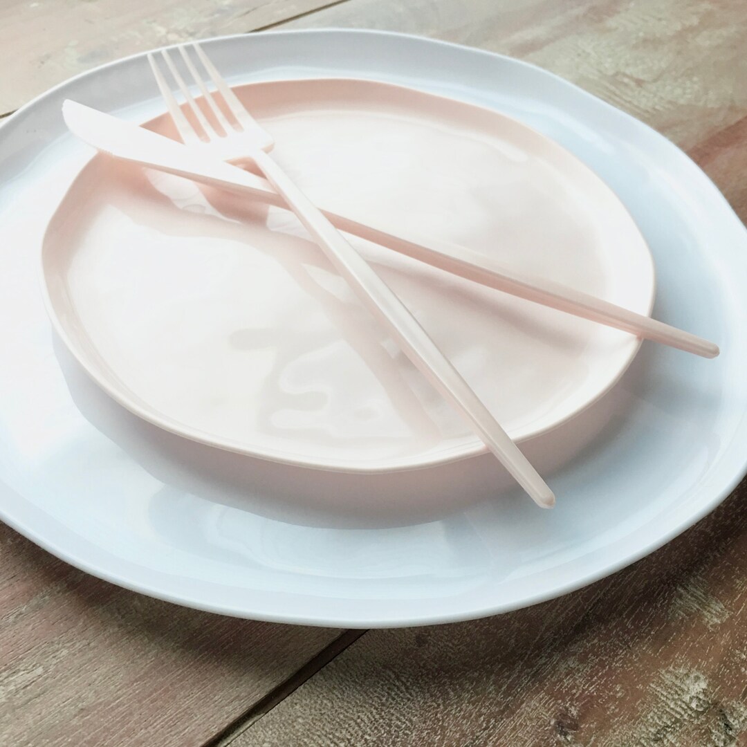 Romantically Modern Organic Party Plates. Disposable Wedding Party and ...