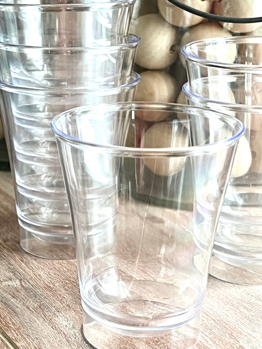 Mod Flare Bevy Collection. Luxe Plastic Disposable Stemless - Etsy