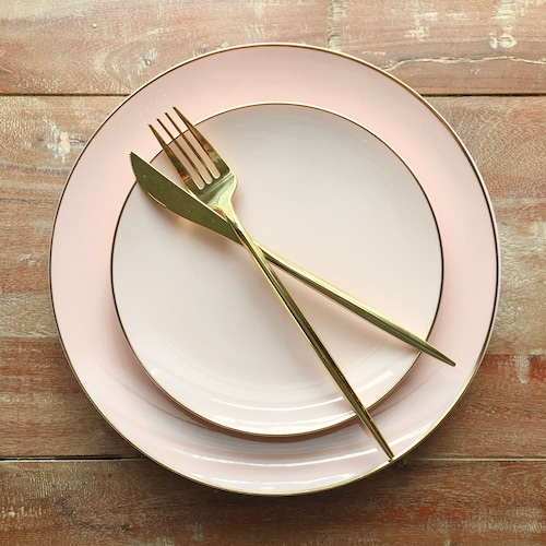 Modern White and Gold or Black and Gold Wedding Plates. - Etsy