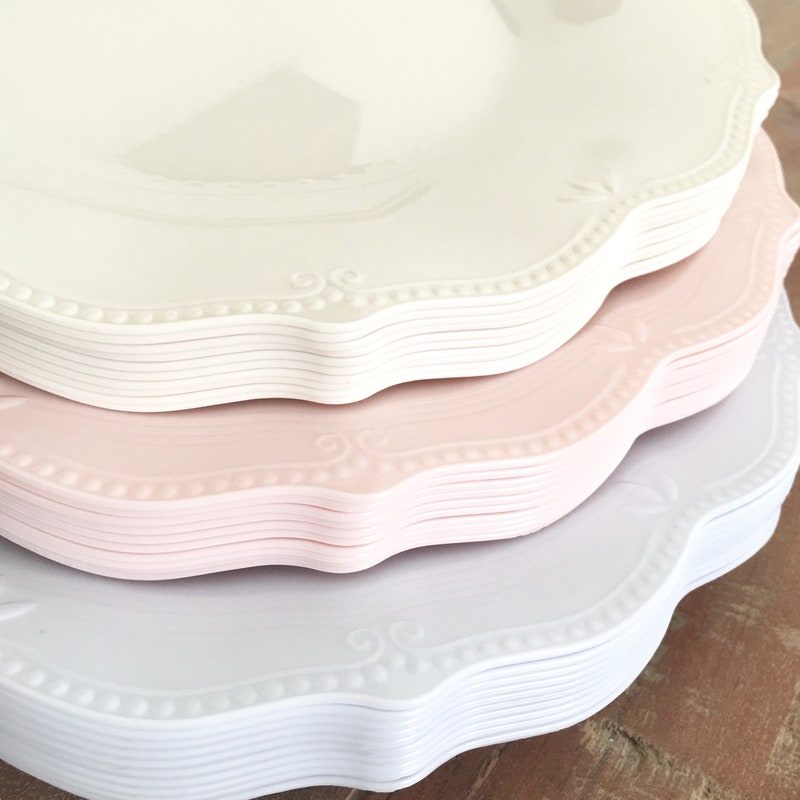 Disposable Wedding Plate - Etsy