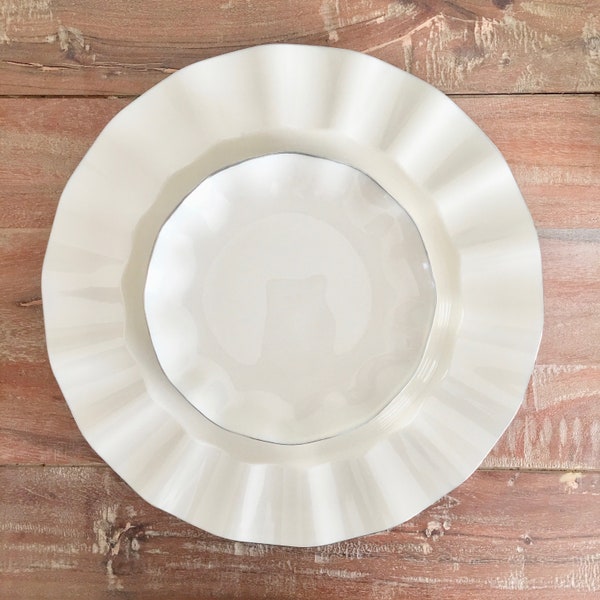 Ivory Plates - Etsy