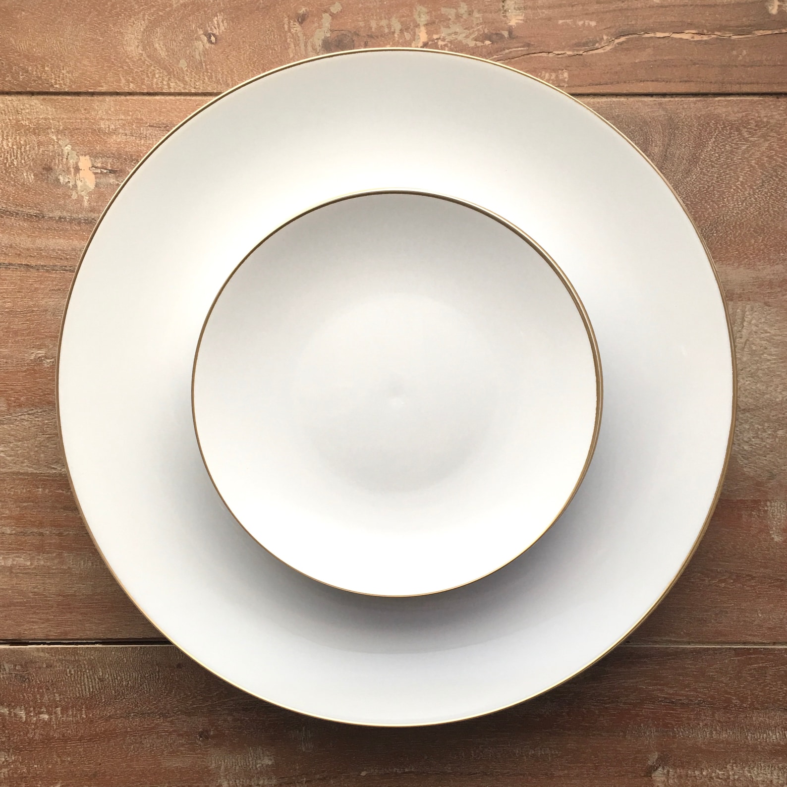 Modern White and Gold or Black and Gold Wedding Plates. - Etsy