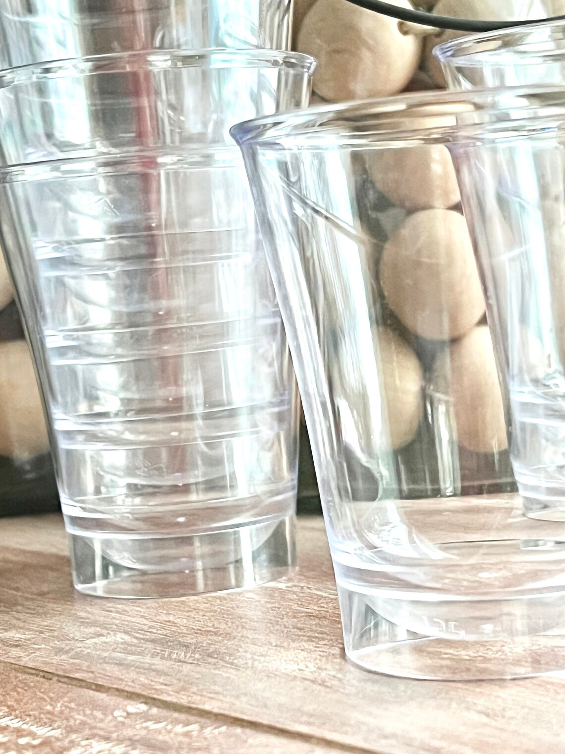 Mod Flare Bevy Collection. Luxe Plastic Disposable Stemless Cups ...