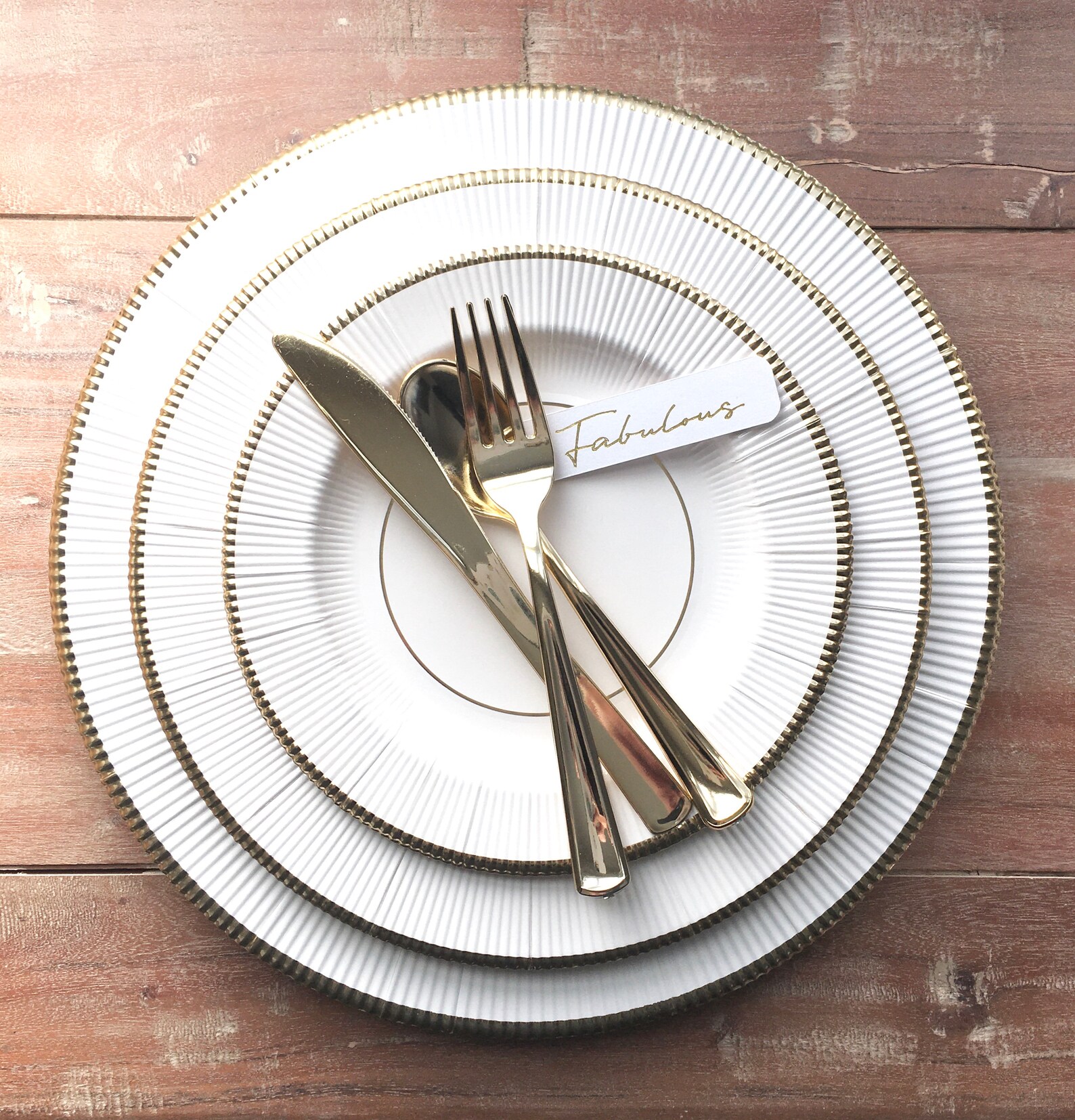 Vintage China Paper Plate Collection. White and Gold or Silver - Etsy