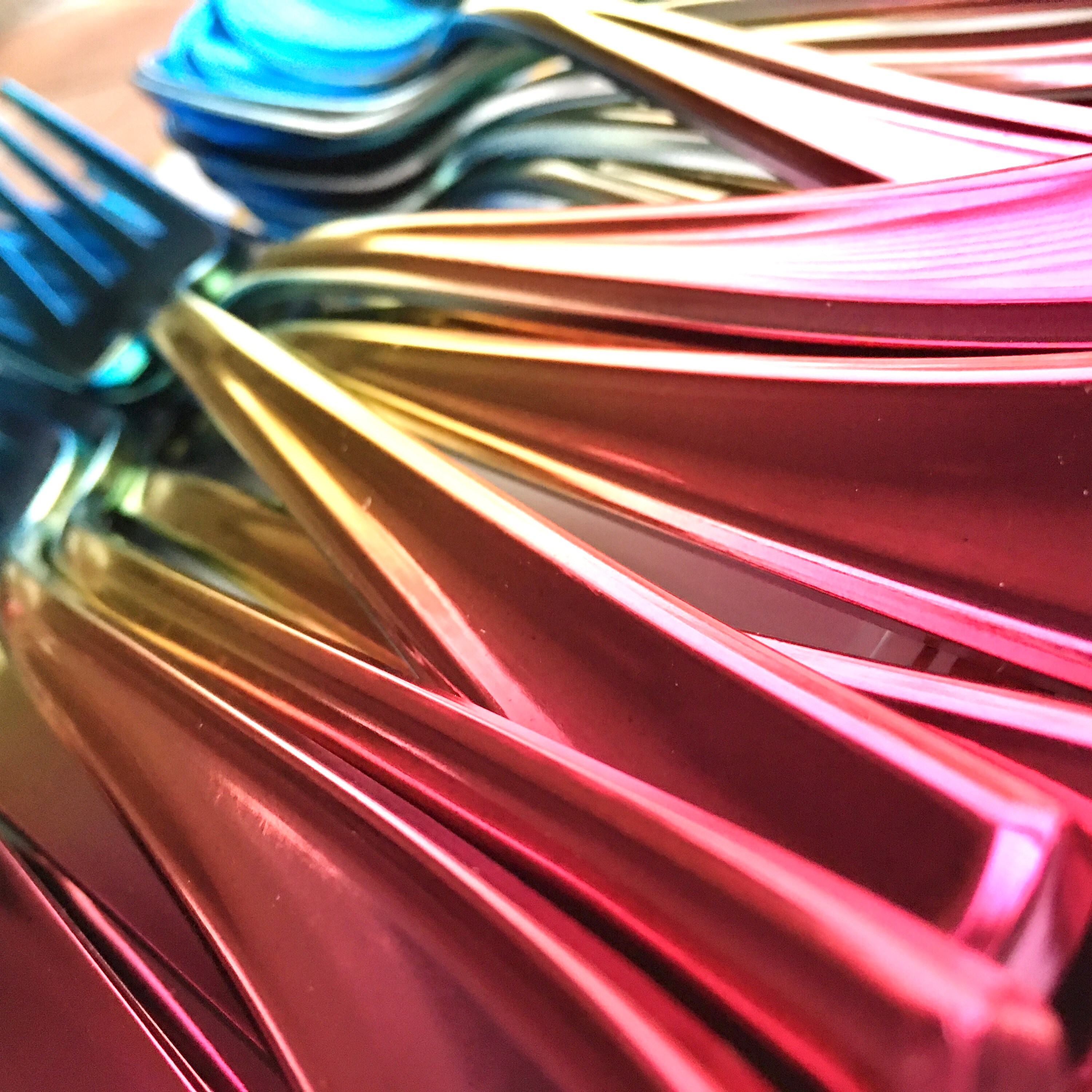 24CT Disposable Metallic Assorted Cutlery. Plastic Wedding Utensils ...